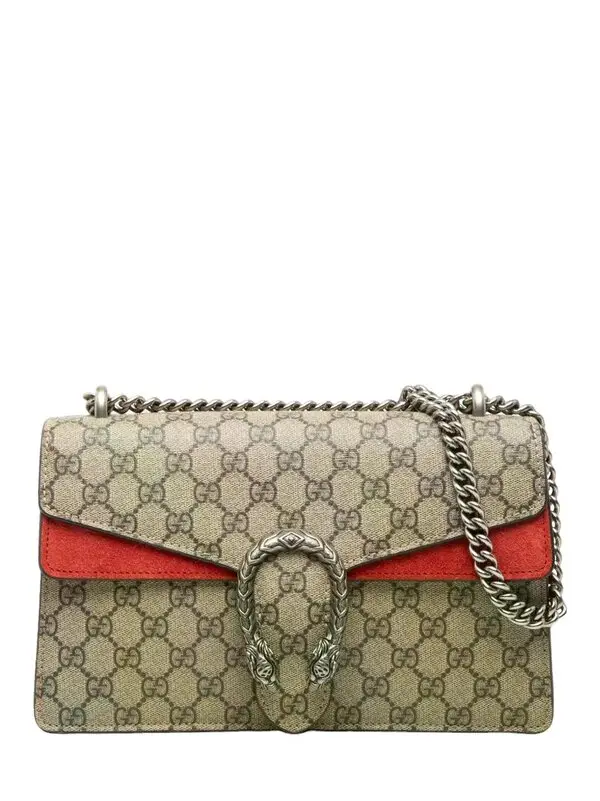 Gucci Gg Supreme Dionysus Shoulder Bag - Neutrals