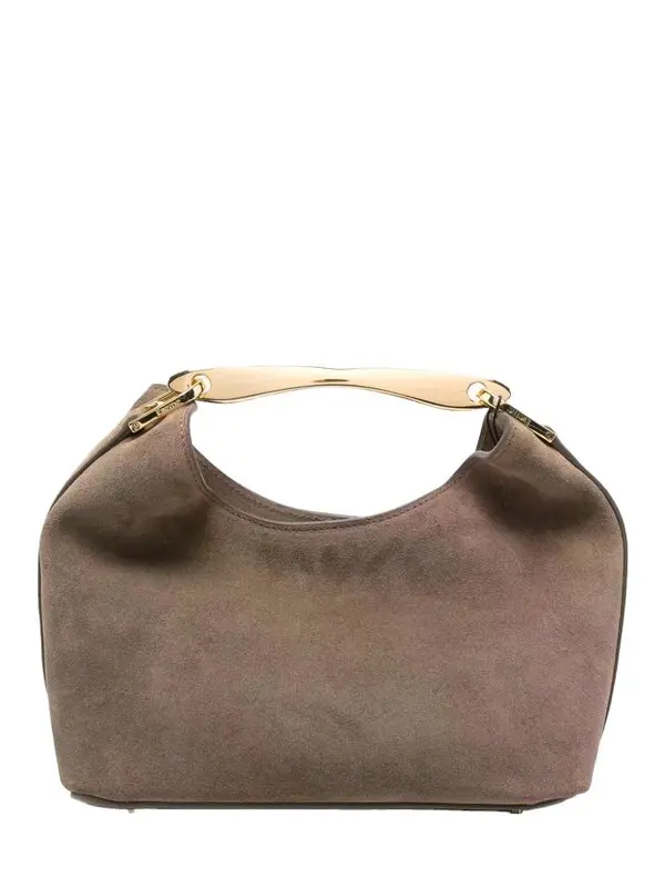 ELLEME Boomerang Suede Tote Bag - Neutrals