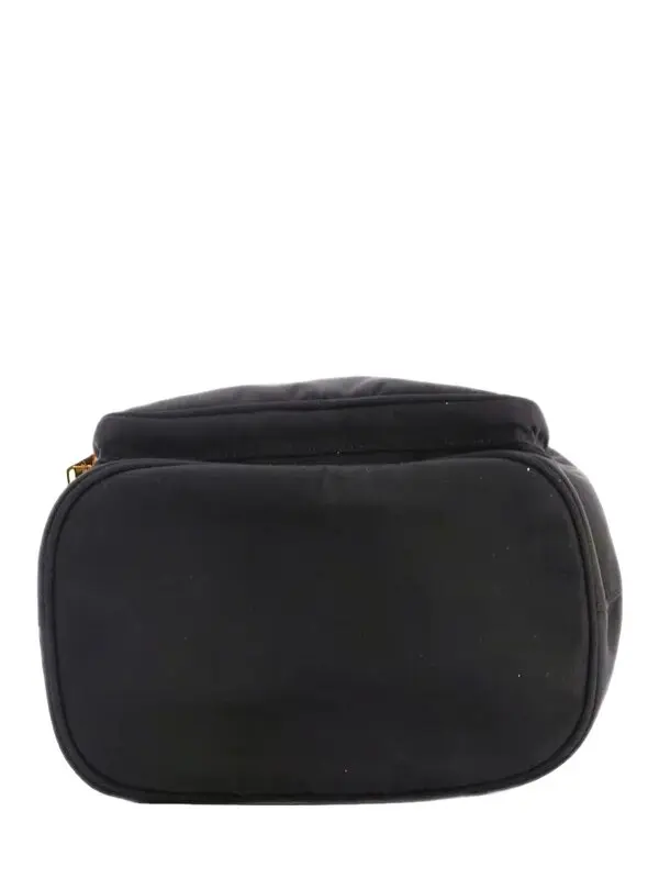 Prada Drawstring Tessuto Small Bucket Bag - Black