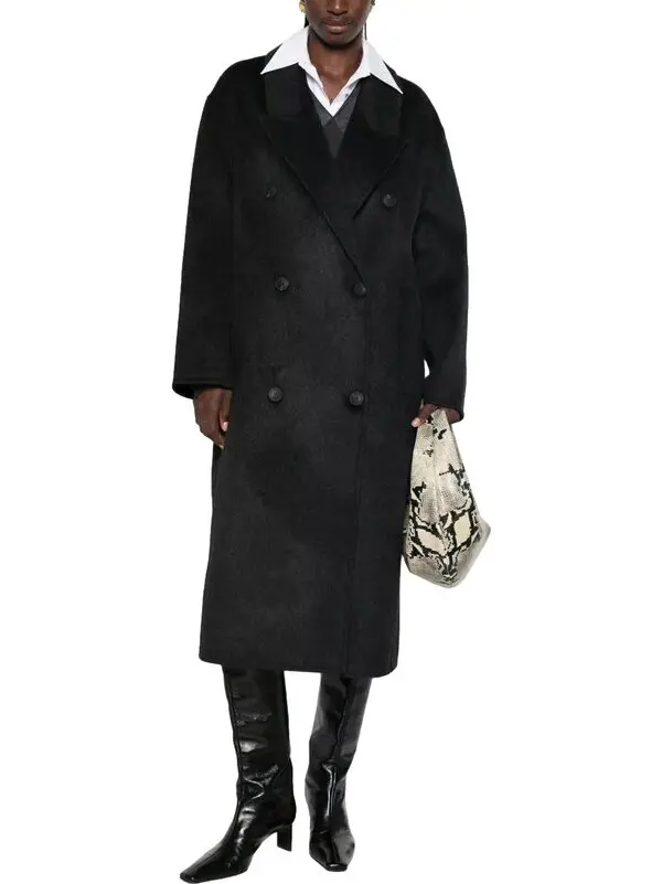 THE DYNAMIS STUDIO Double-breasted Coat - Grey