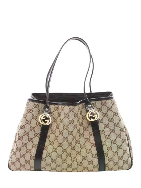 Gucci Gg Canvas Twins Tote Bag - Neutrals
