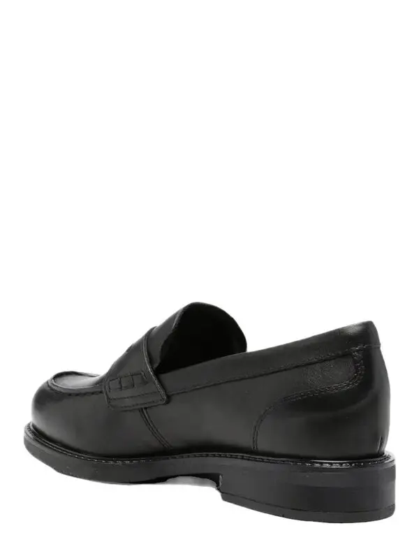 NEROGIARDINI Penny-slot Leather Loafers - Black