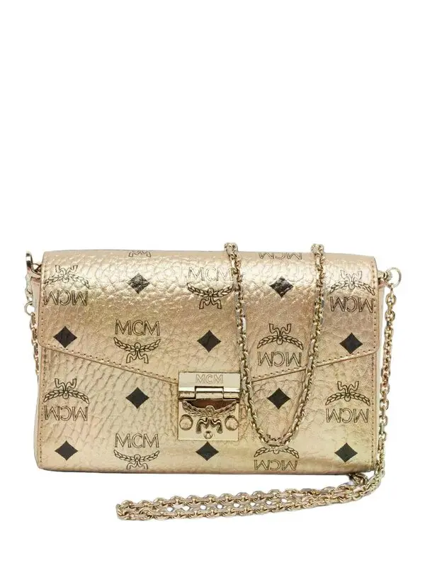 Mcm Patricia Visetos Mini Bag - Gold