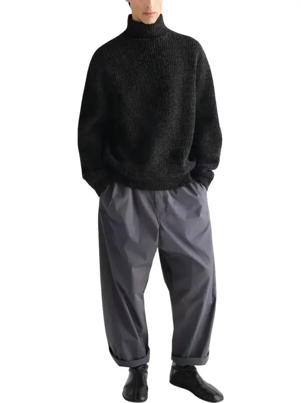 LEMAIRE Lemamre High-neck Yak Alpaca Sweater - Grey