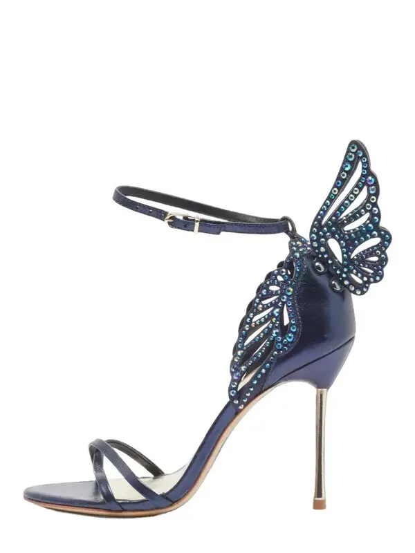 SOPHIA WEBSTER Angel-wing Heeled Sandals - Blue