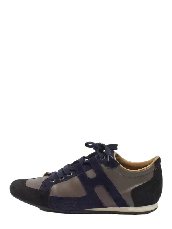 Hermès Tie Break Panelled Sneakers - Brown