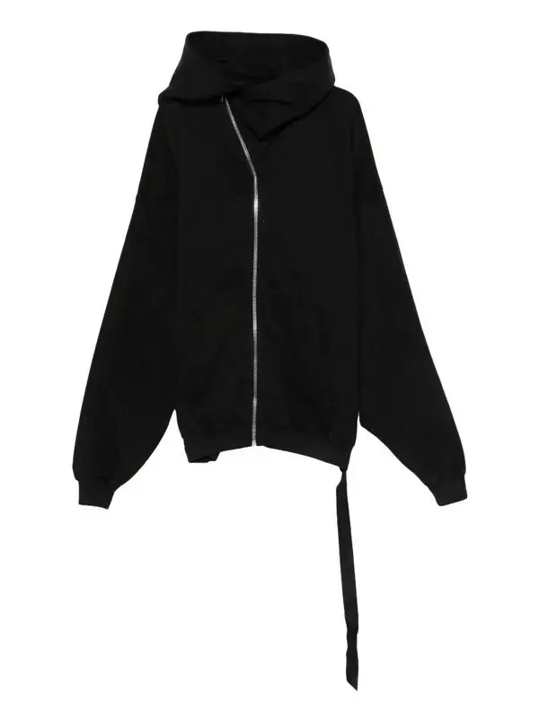 Rick Owens Mountain Zip-up Hoodie - Black