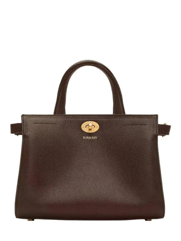Burberry Mini Check Cotswolds Tote - Brown