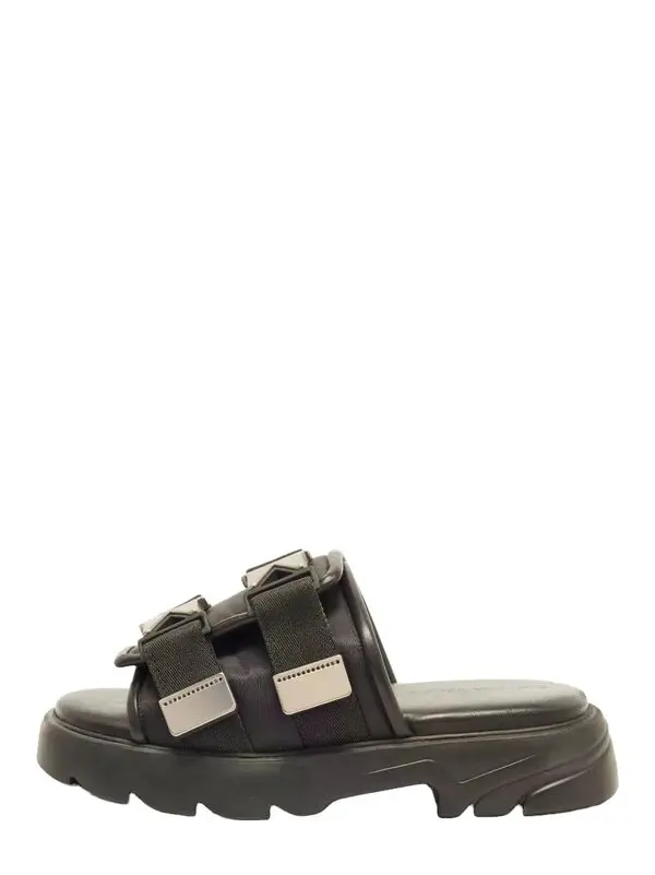 Bottega Veneta Flash Bomber Buckle-detailed Sandals - Black