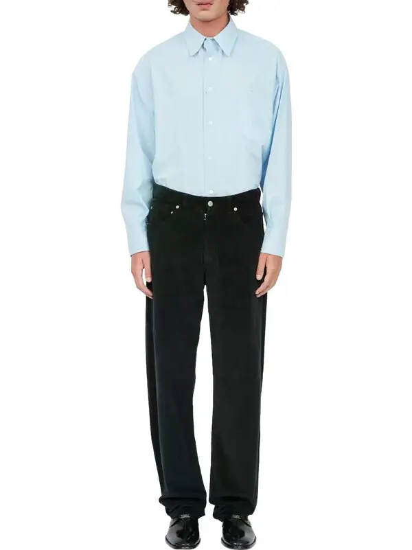 MAISON MARGIELA Overdyed Moleskin Trousers - Black