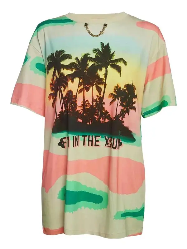 LOUIS VUITTON Fun In The Sun" T-shirt - Neutrals