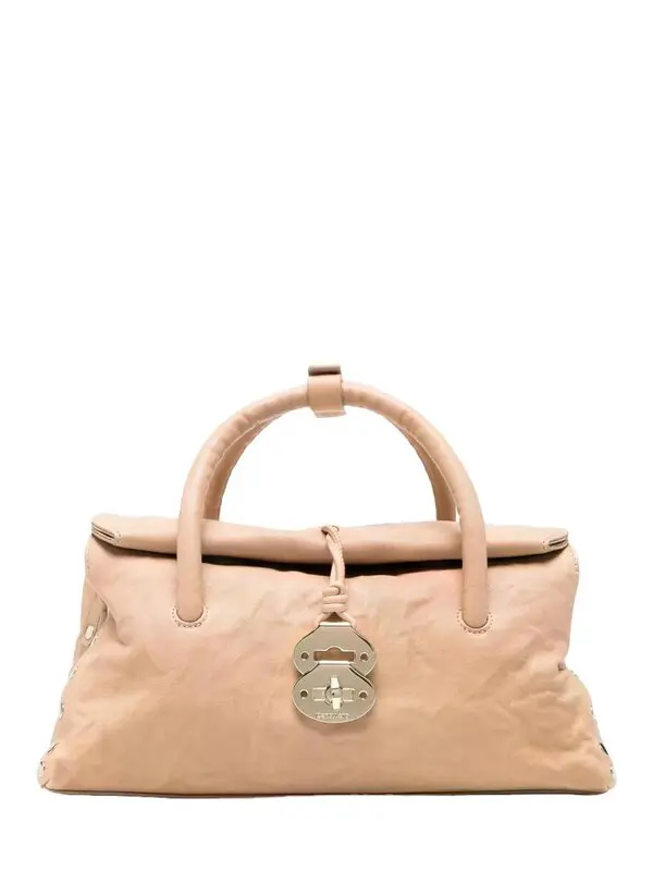 ZANELLATO Stud-embellished Tote Bag - Neutrals