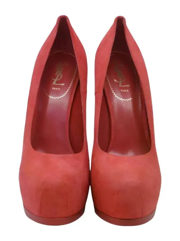 Saint Laurent Tribtoo Platform Pumps - Red