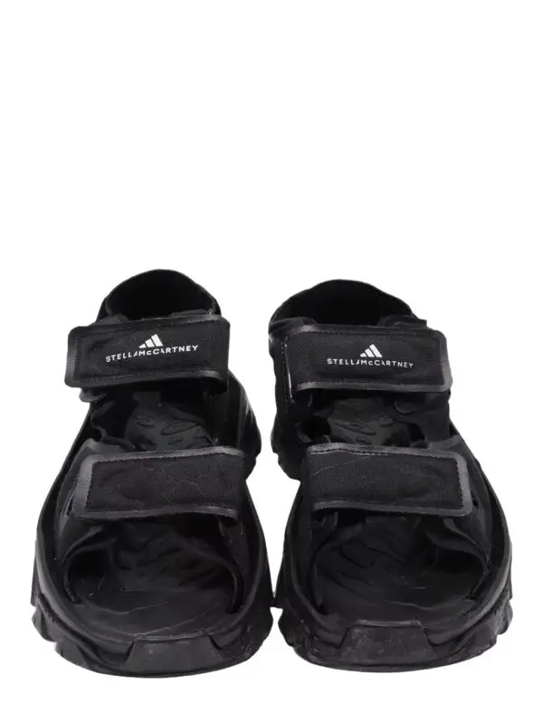 Stella McCartney X Adidas Hika Touch-strap Sandals - Black