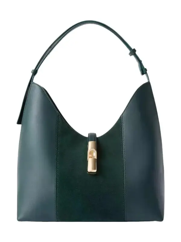 Furla Leather Shoulder Bag - Green