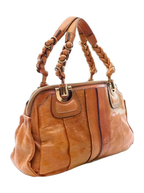 Chloé Heloise Leather Handbag - Brown