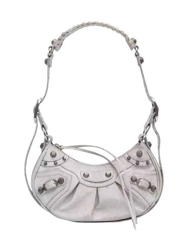 Balenciaga Le Cagole Xs Crossbody Bag - Silver
