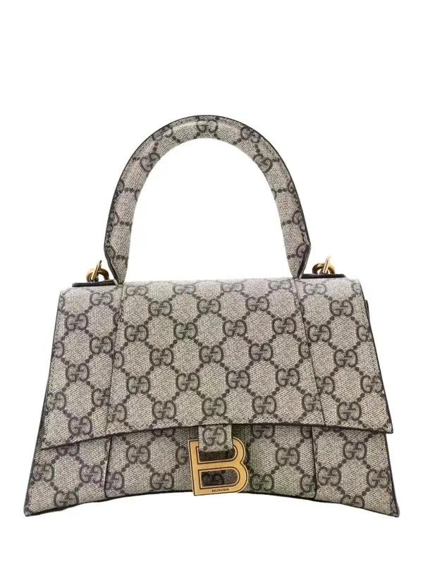 Gucci X Balenciaga The Hacker Project Hourglass Top Handle Bag - Brown