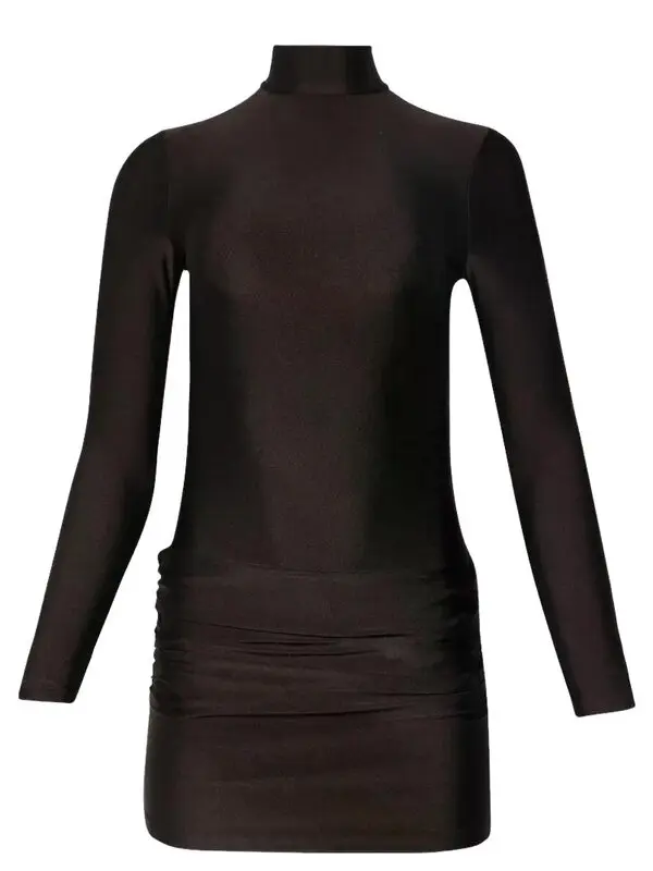 Burc Akyol Jersey Mini Dress - Brown