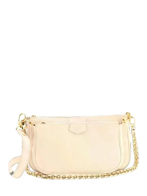 LOUIS VUITTON Multi Pochette Accessoires Monogram Empreinte Giant Crossbody Bag - Neutrals