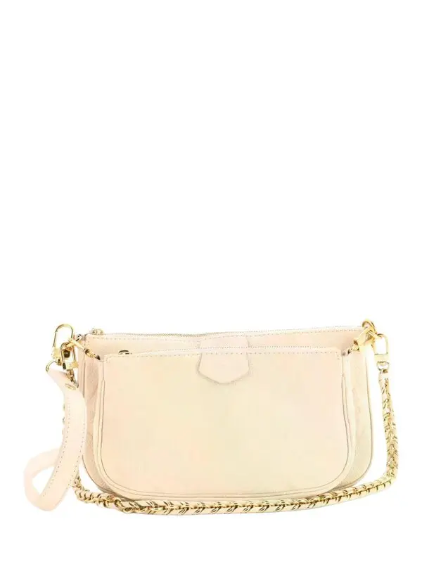 LOUIS VUITTON Multi Pochette Accessoires Monogram Empreinte Giant Crossbody Bag - Neutrals