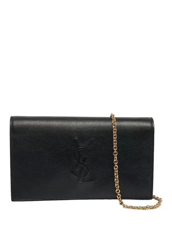 Saint Laurent Belle De Jour Wallet On Chain - Black