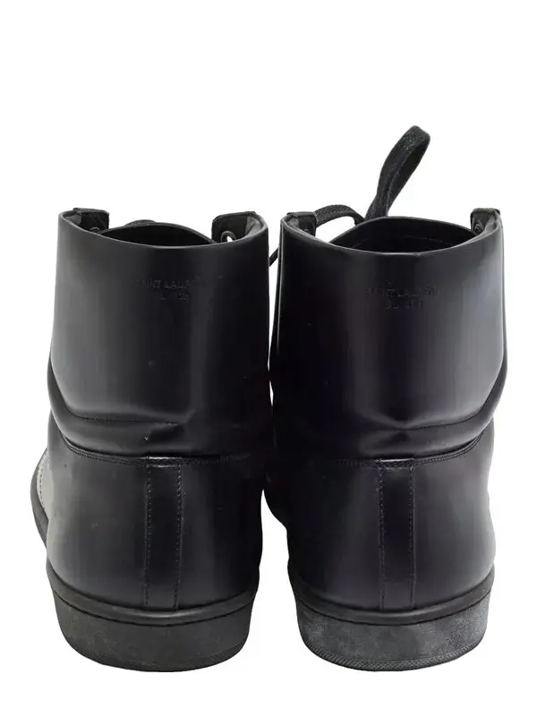 Saint Laurent Court Classic High-top Sneakers - Black