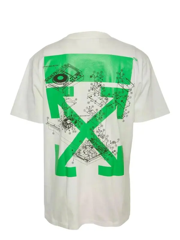 Off-White Graphic-print Crew-neck T-shirt - White