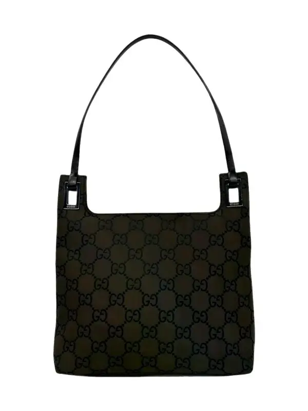 Gucci 20th Century Gg Nylon Shoulder Bag - Brown