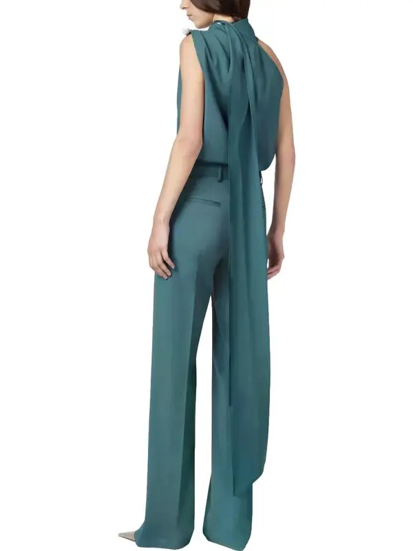 Giuseppe Di Morabito One-shoulder Embellished Blouse - Green