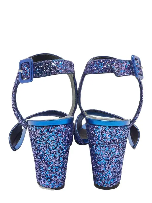 GIUSEPPE ZANOTTI Ankle-strap Heeled Sandals - Purple