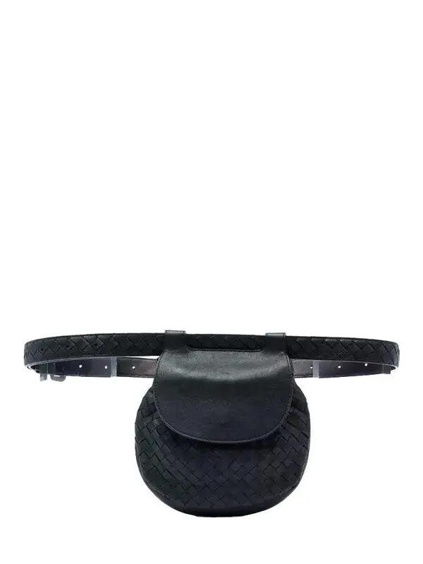 Bottega Veneta 2012-2026 Nappa Intrecciato Belt Bag - Black