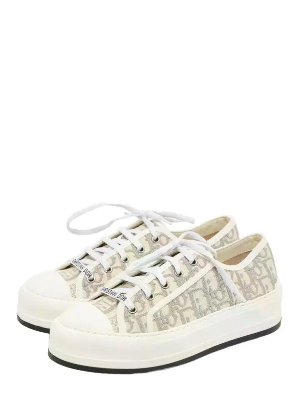 Dior Walk'n' Oblique Jacquard Sneakers - Neutrals