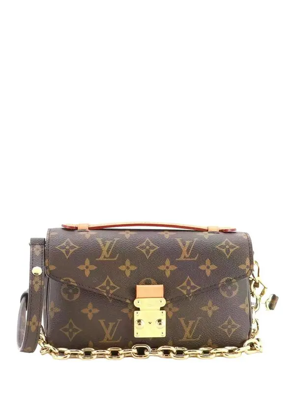 LOUIS VUITTON Pochette Metis Monogram Canvas East West Crossbody Bag - Brown
