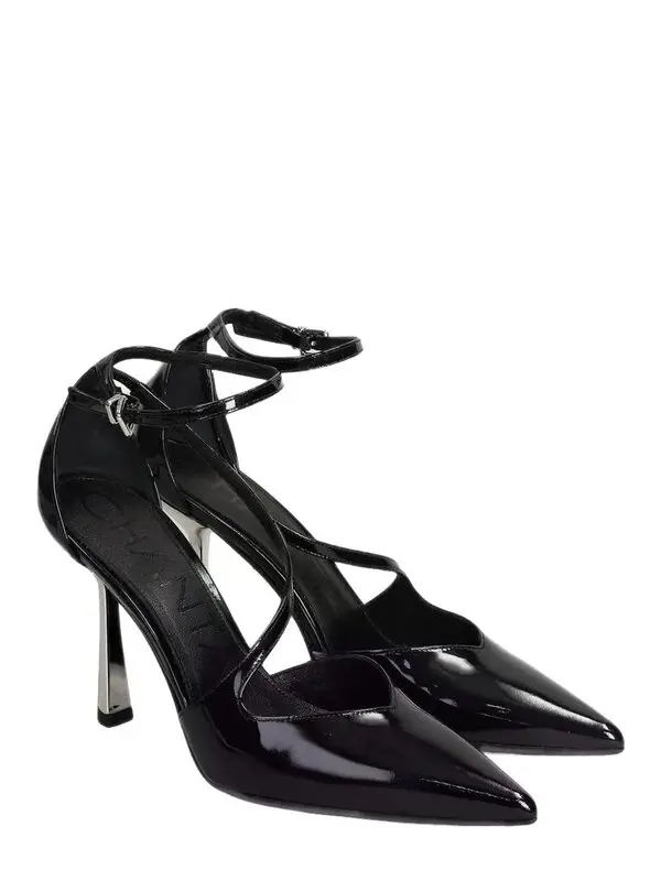 CHANTAL Ankle-strap Pointed-toe Pumps - Black