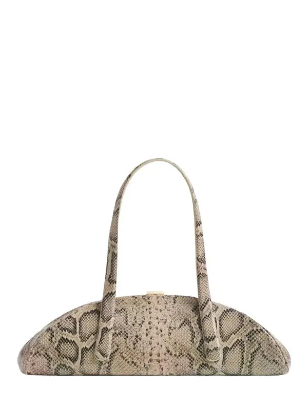 MUGLER Snake Lua Bag - Neutrals