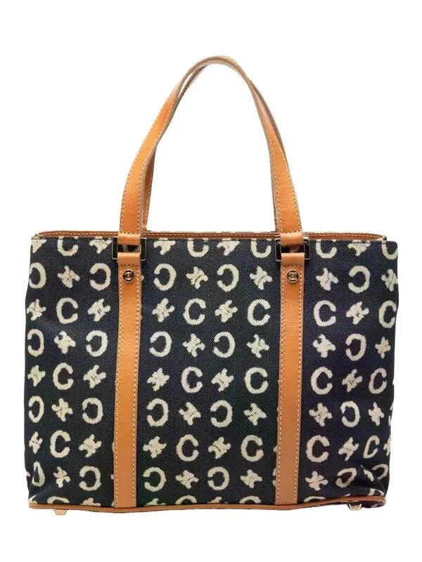 Celine Macadam Denim Handbag - Blue