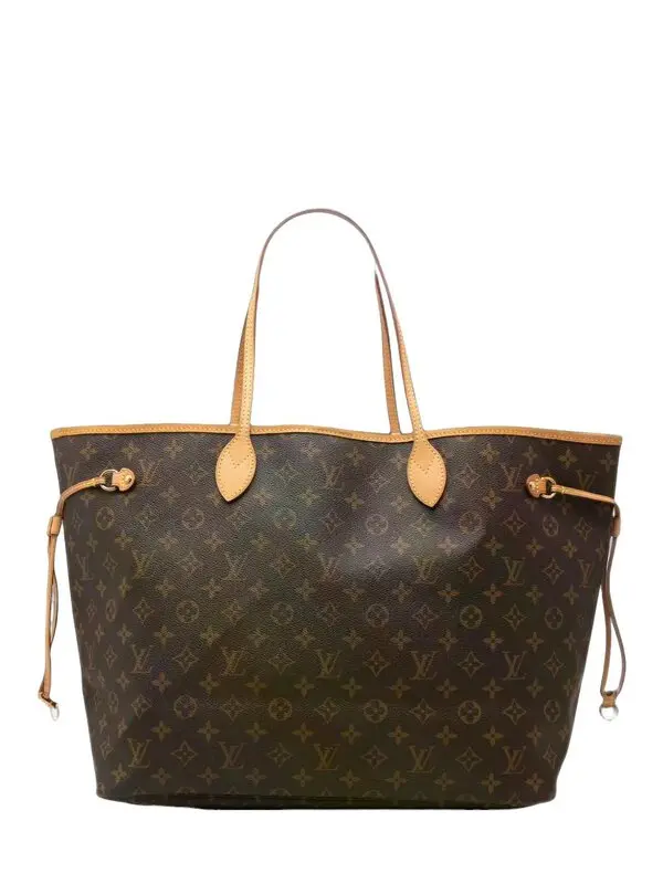 LOUIS VUITTON 2009 Monogram Neverfull Gm Tote Bag - Brown