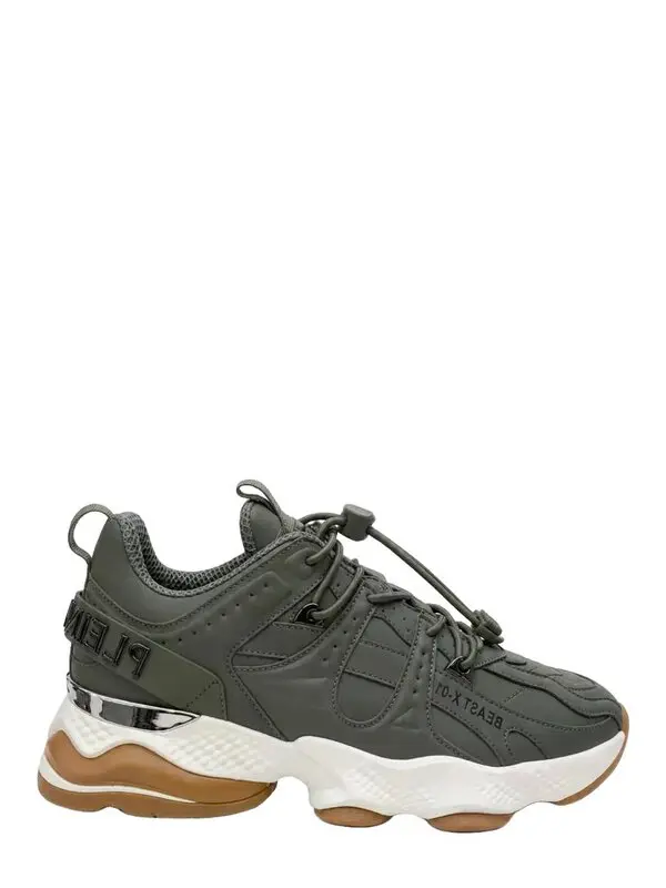 PLEIN SPORT Runner Beast X-01 Panelled Sneakers - Green