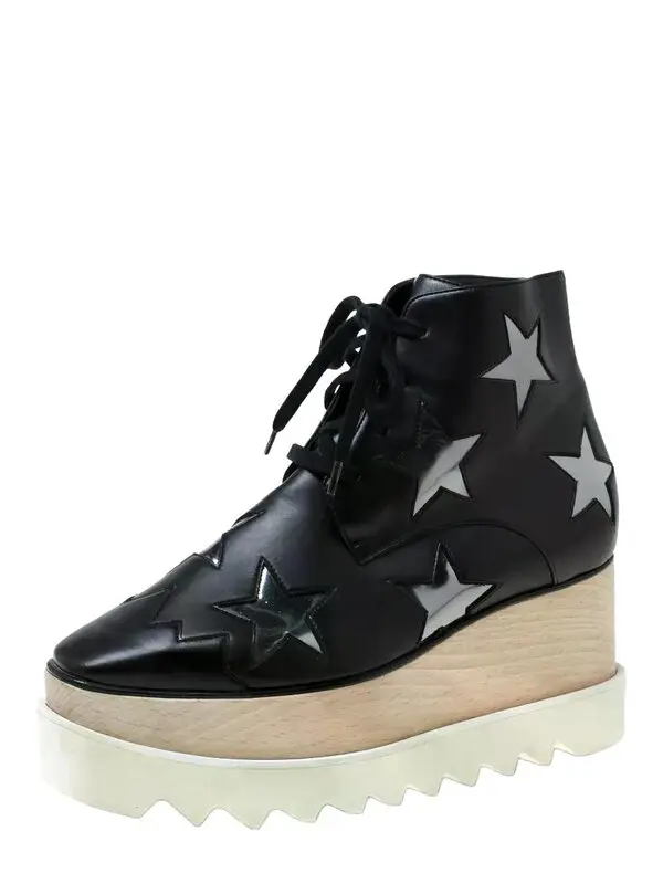 Stella McCartney Elyse Star Ankle Boots - Black