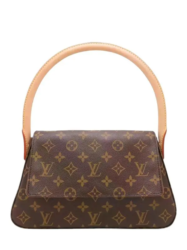 LOUIS VUITTON Monogram Mini Looping Shoulder Bag - Brown