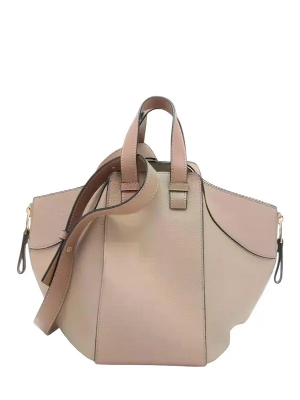 Loewe Leather Hammock Satchel - Neutrals