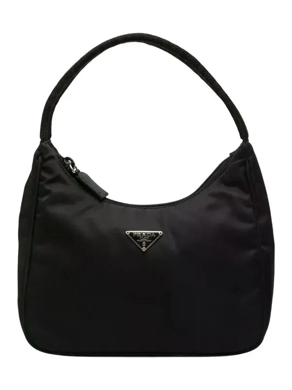 Prada Mini Tessuto Sport Shoulder Bag - Black