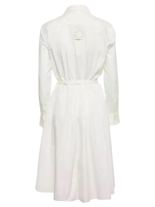 Stella McCartney Belted Midi Shirt Dress - White