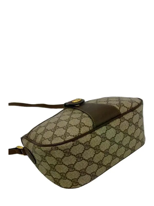 Gucci Gg Supreme Web Crossbody Bag - Neutrals