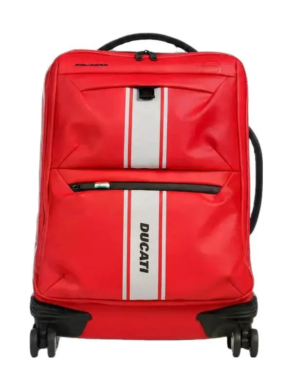 PIQUADRO X Ducati Logo-print Suitcase - Red