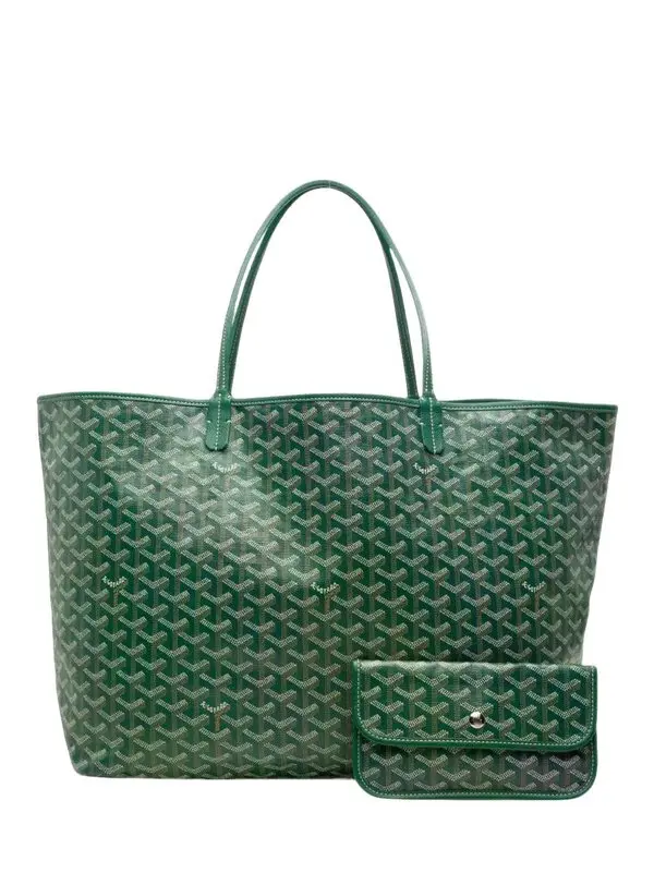 Goyard Saint Louis Gm Tote Bag With Pouch - Green
