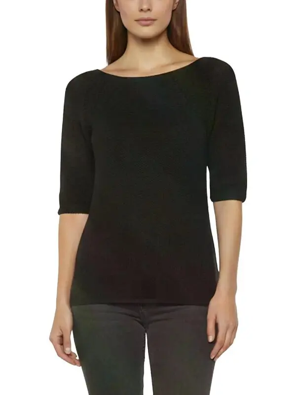 Hermès Knit Low-back Top - Black