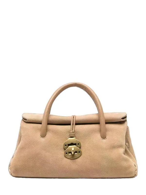 ZANELLATO Small Dotta Jones Nabuck Tote Bag - Neutrals