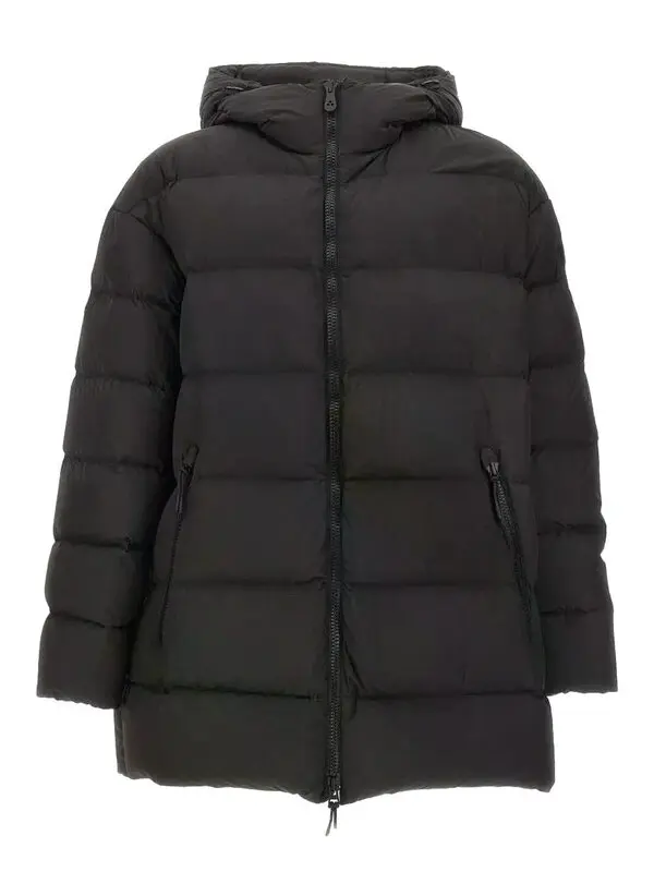 Peuterey Hooded Quilted Puffer Coat - Black